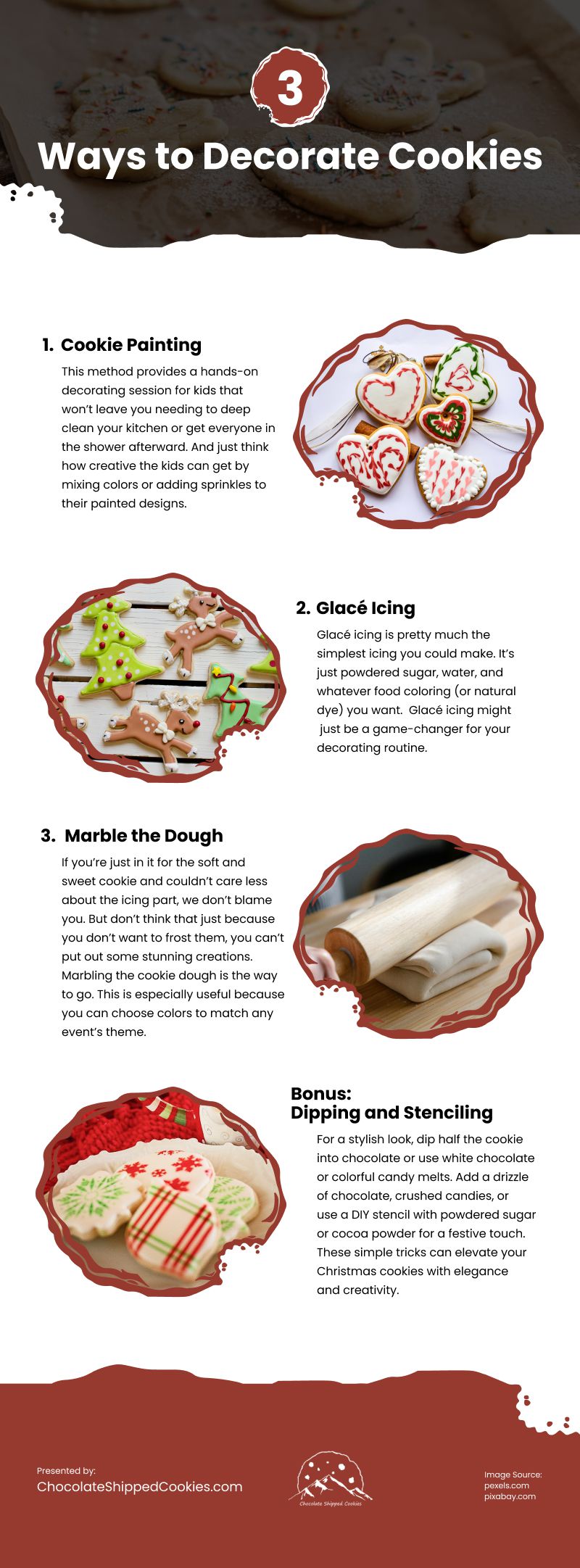 3 Ways to Decorate Cookies (No Piping Required)